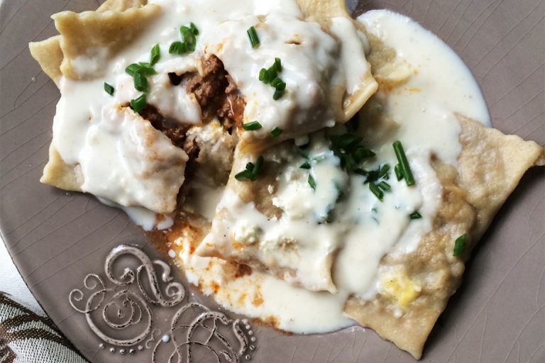 Pastitsio Ravioli | Mediterranean Diet, Healthy Greek & Blue Zone ...