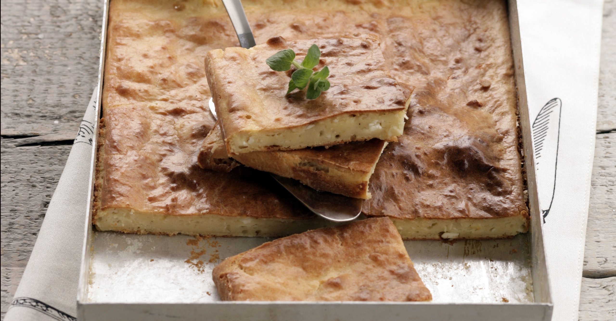 Lazy Pie: A Greek Cheese Pie without Filo Pastry | Mediterranean Diet ...