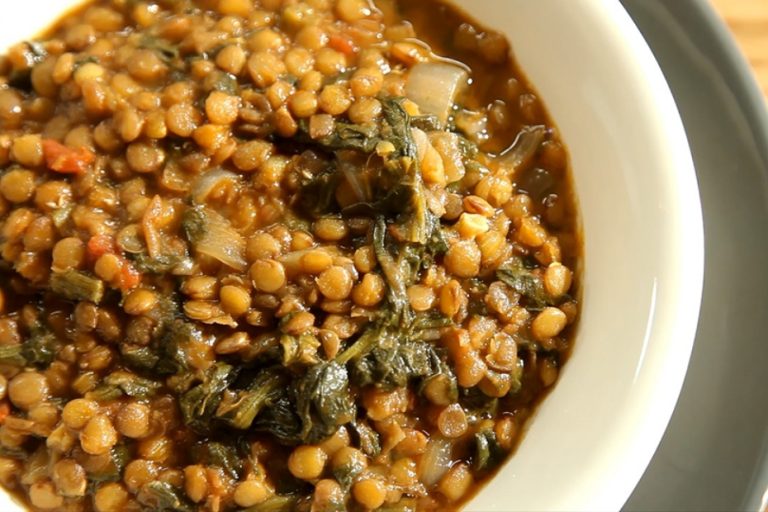 Lentil-Chard Soup / Faki me Seskoula | Mediterranean Diet, Healthy ...