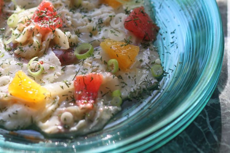 Sea Bass Carpaccio Recipe