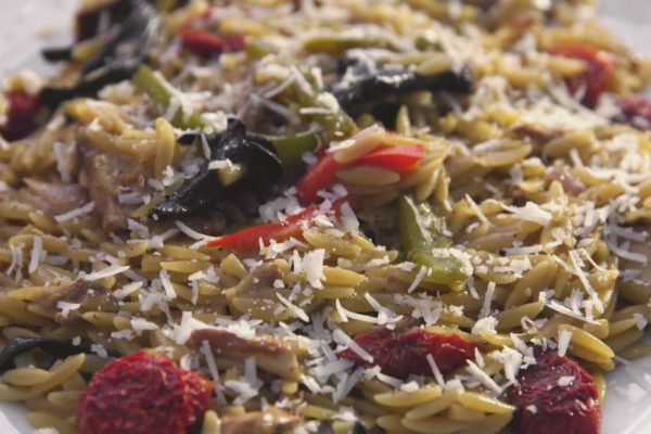 Mushroom “Kritharoto” with Orzo | Greek Food - Greek Cooking - Greek ...
