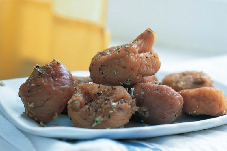 Poached Kalamata Figs - Mediterranean Snack Recipe