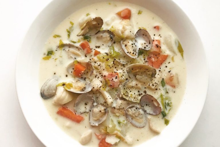 Seafood Chowder with a Greek Twist | Diane Kochilas
