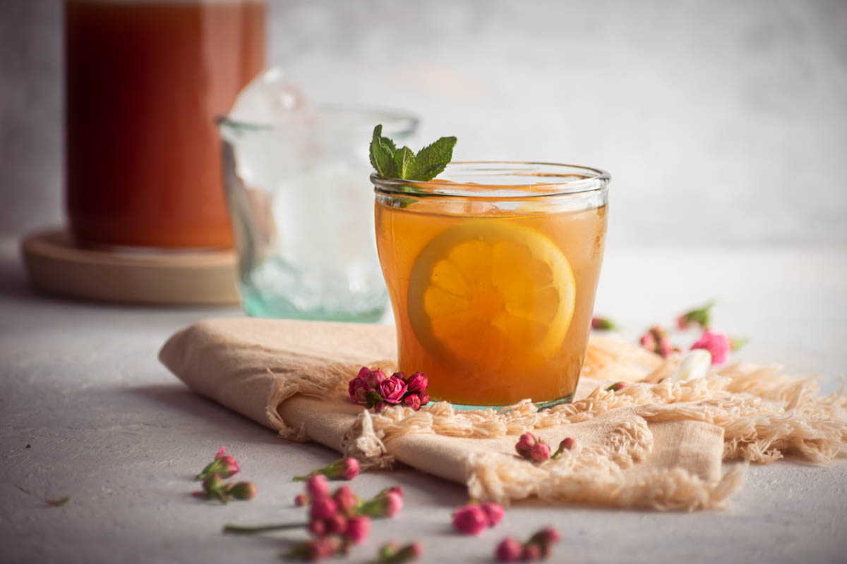 Sparkling Greek Mint Earl Grey Citrus Iced Tea Recipe