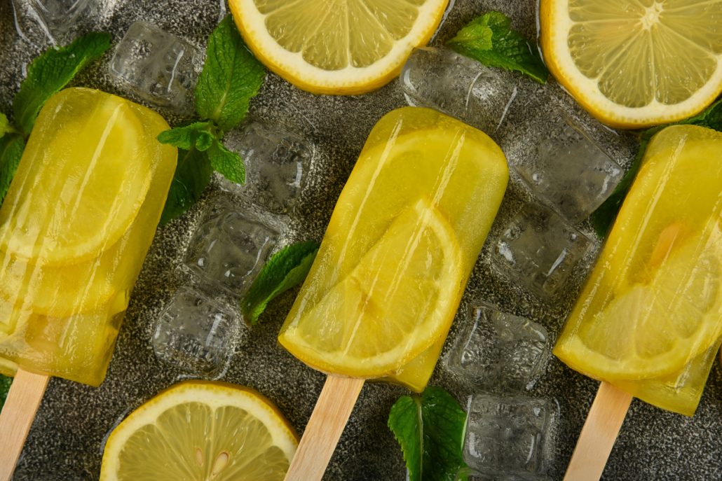 Tangy Lemon Ice Pops