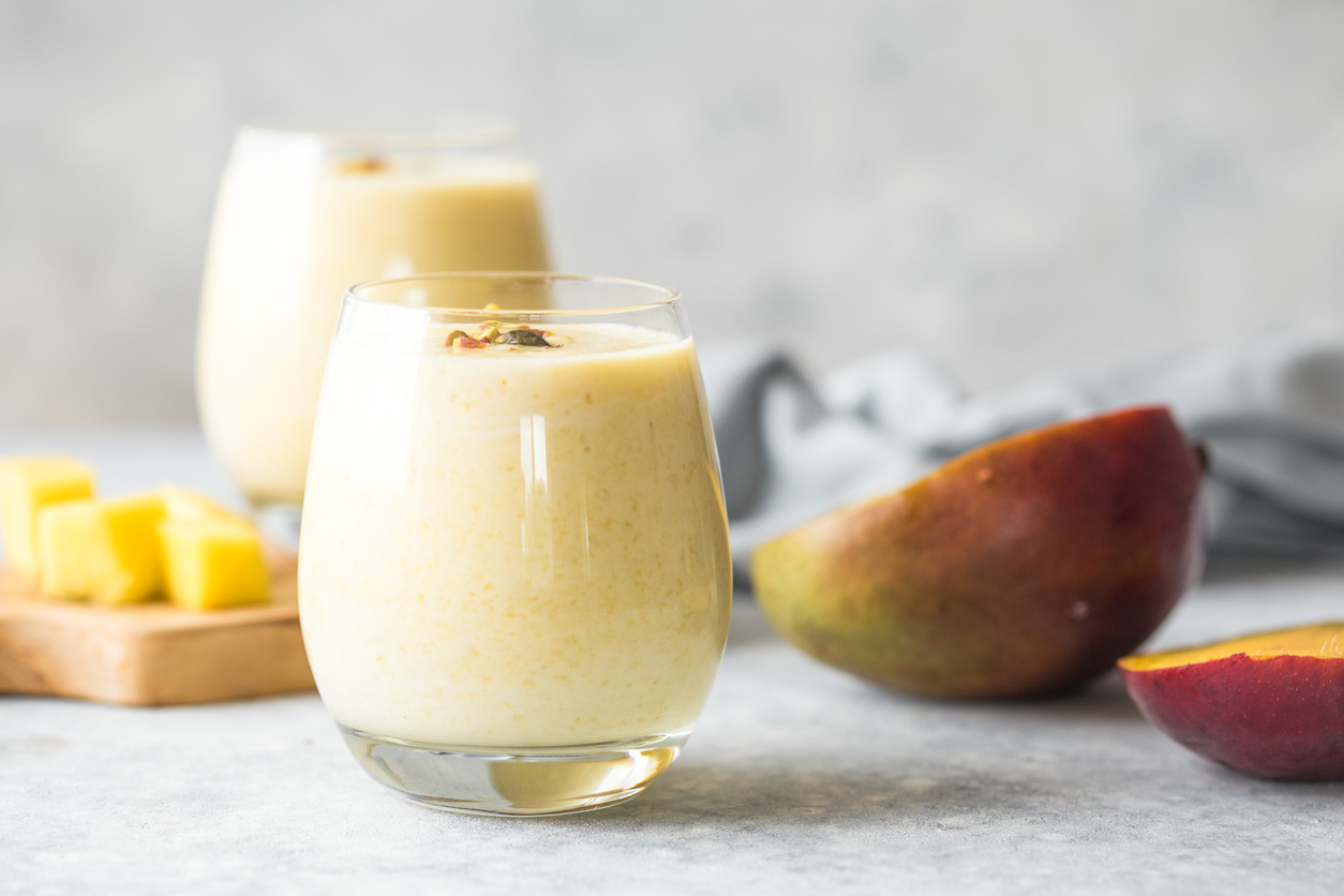 Easy Recipe for Kefir Mango Smoothie | Diane Kochilas