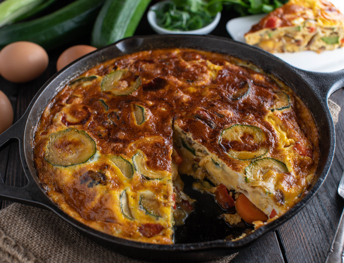 Recipe form Frittata with Mediterranean Vegetables