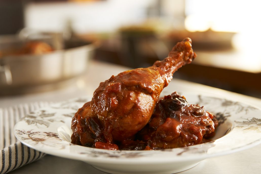 Recipe for Chicken With Prunes | Diane Kochilas