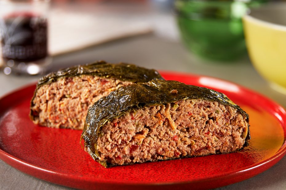 Meatloaf Baked In Grape Leaves Diane Kochilas