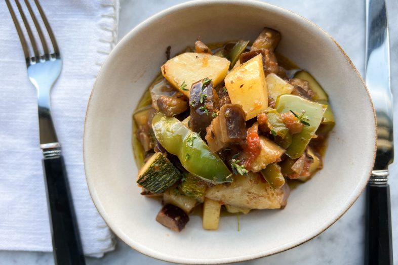 Summer Vegetable Stew from Ikaria | Diane Kochilas