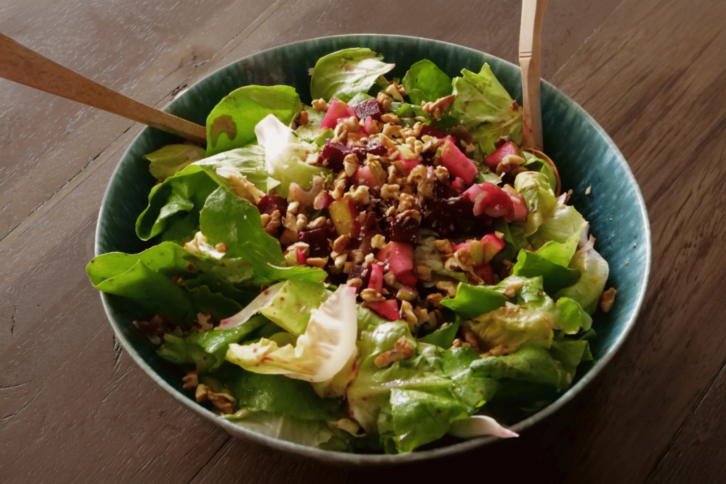 Bibb Lettuce Salad with Winter Fruit and Walnuts | Recipe