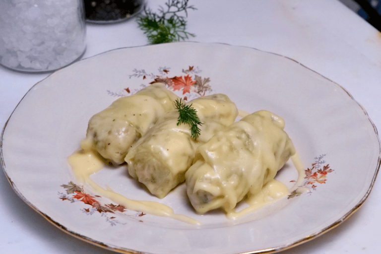 Turkey Stuffed Cabbage Rolls (Turkey Lahanodolmades)
